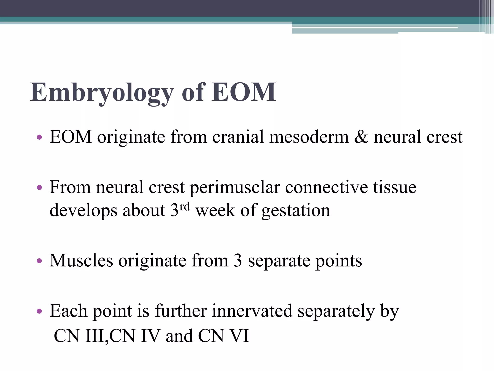Extraoclar muscles (Anatomy & physiology) | PPTX