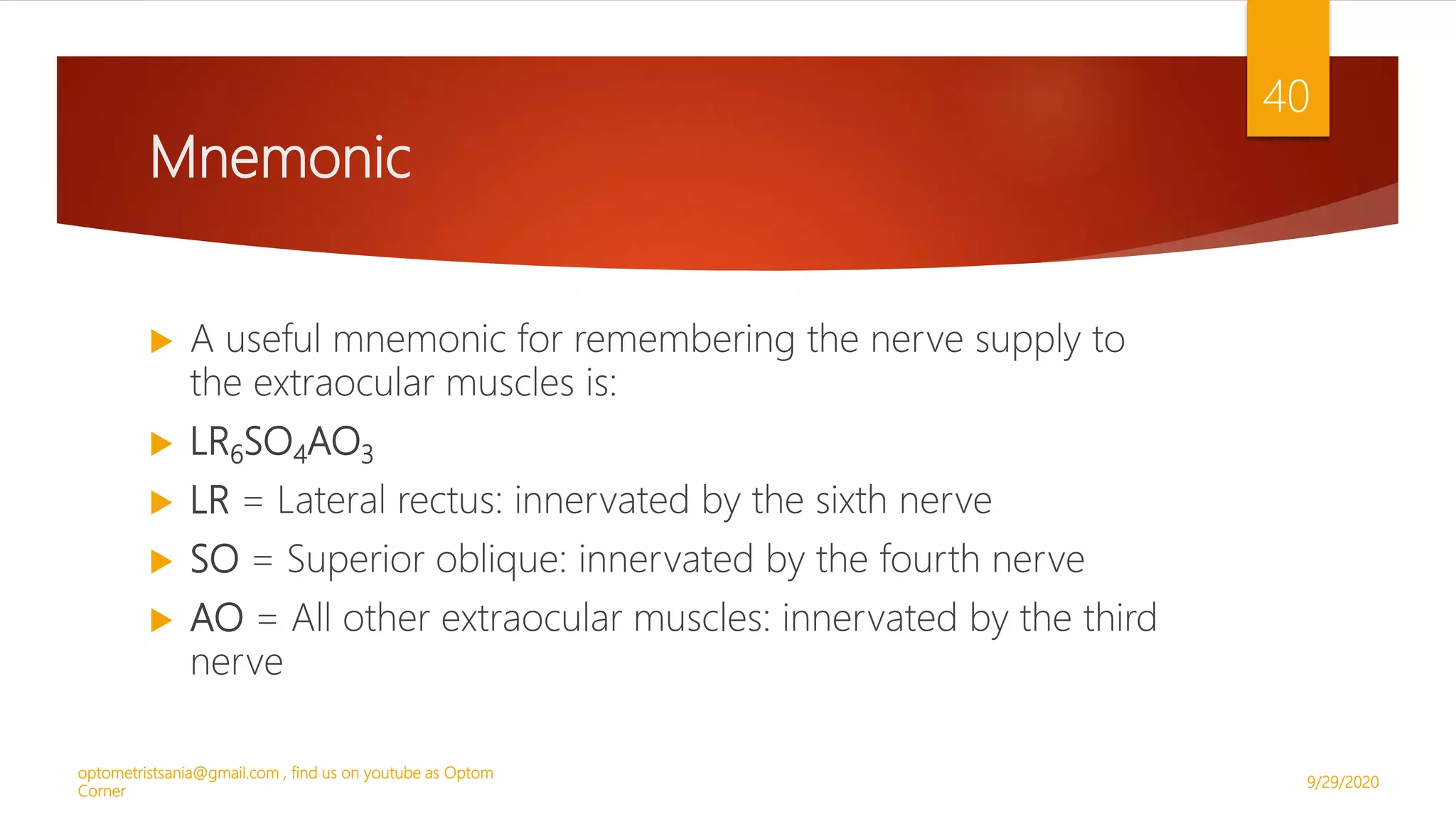 Extra ocular muscles | PPTX
