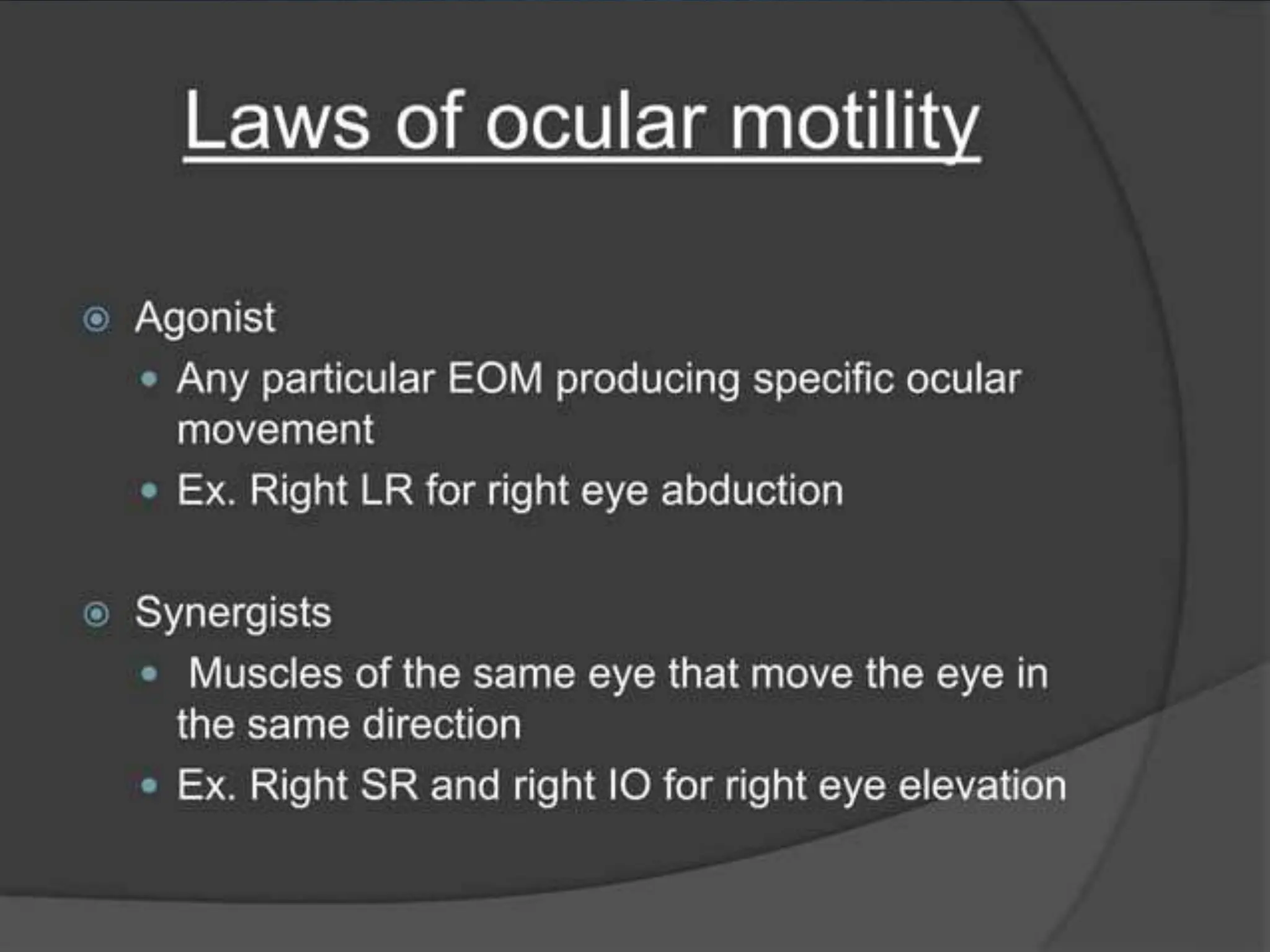 extraocular muscles its function and action | PPT