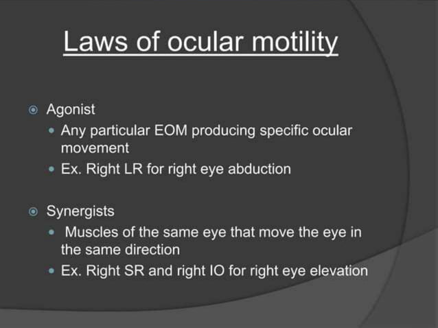 extraocular muscles its function and action | PPT