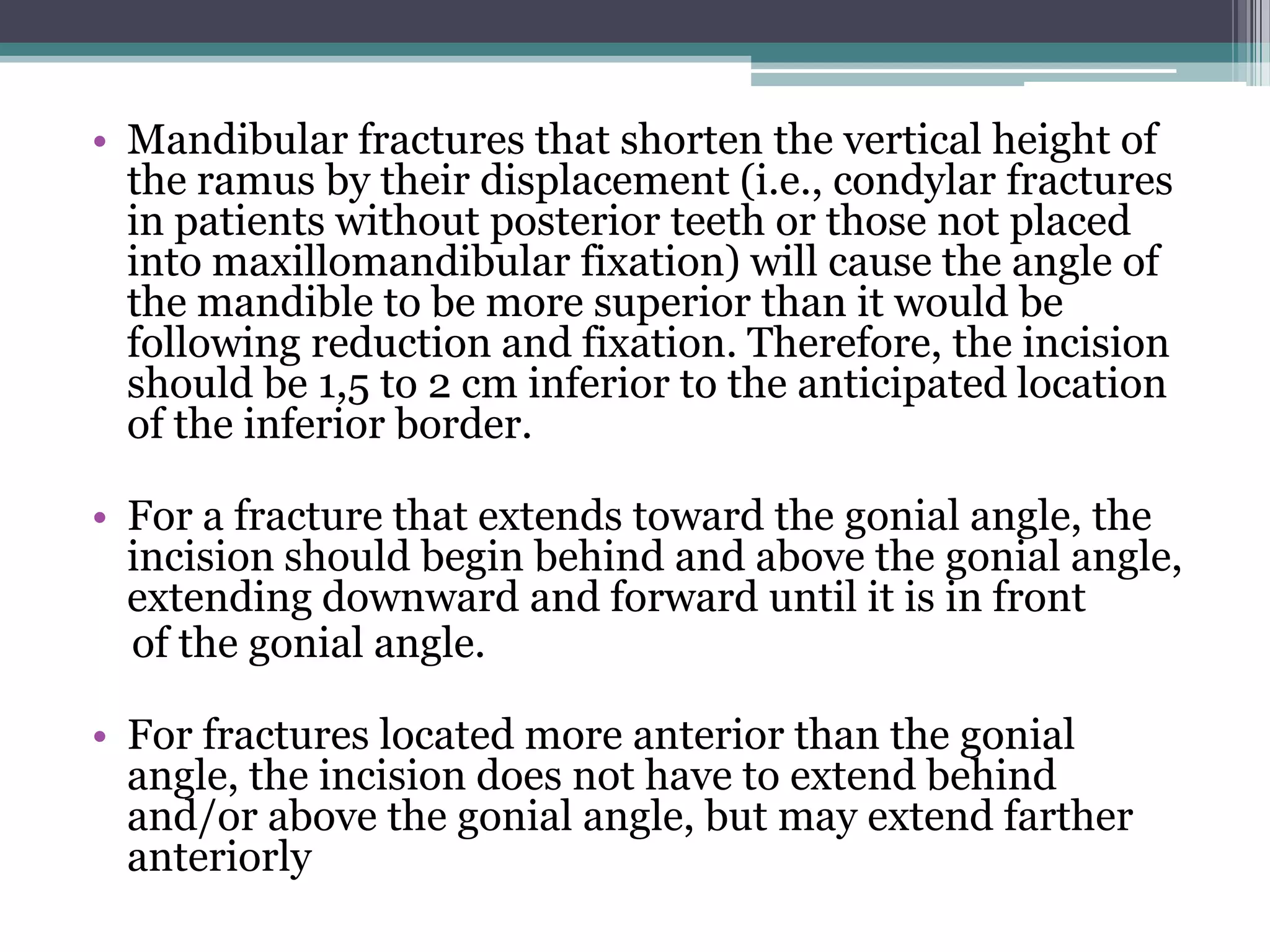 Extraoral mandibular approaches | PPTX