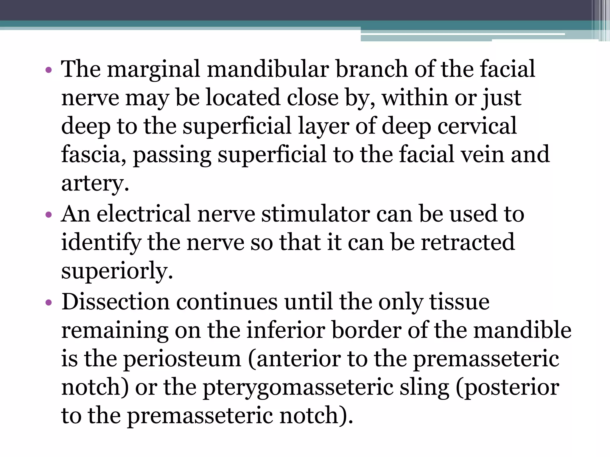 Extraoral mandibular approaches | PPTX