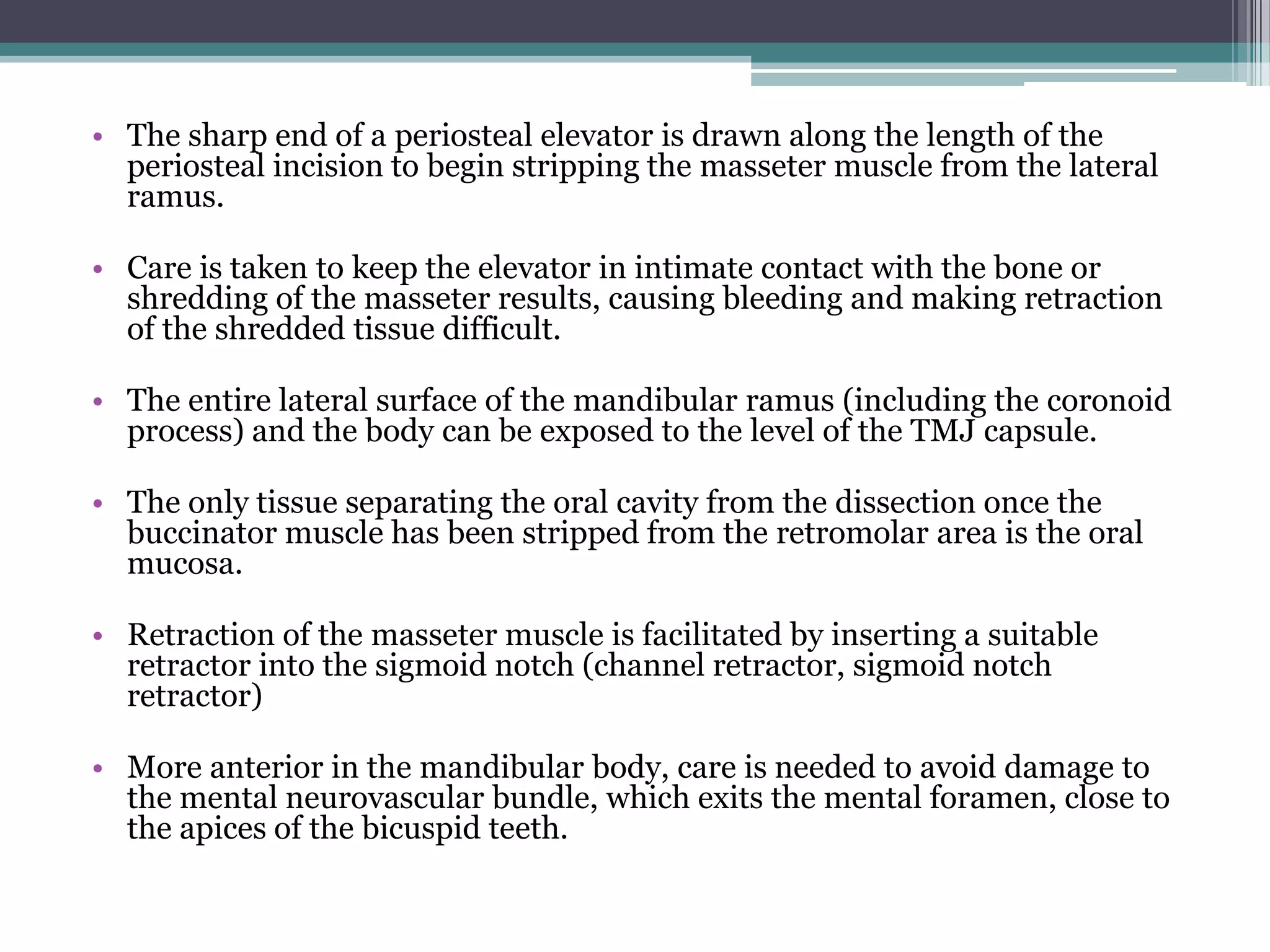 Extraoral mandibular approaches | PPTX