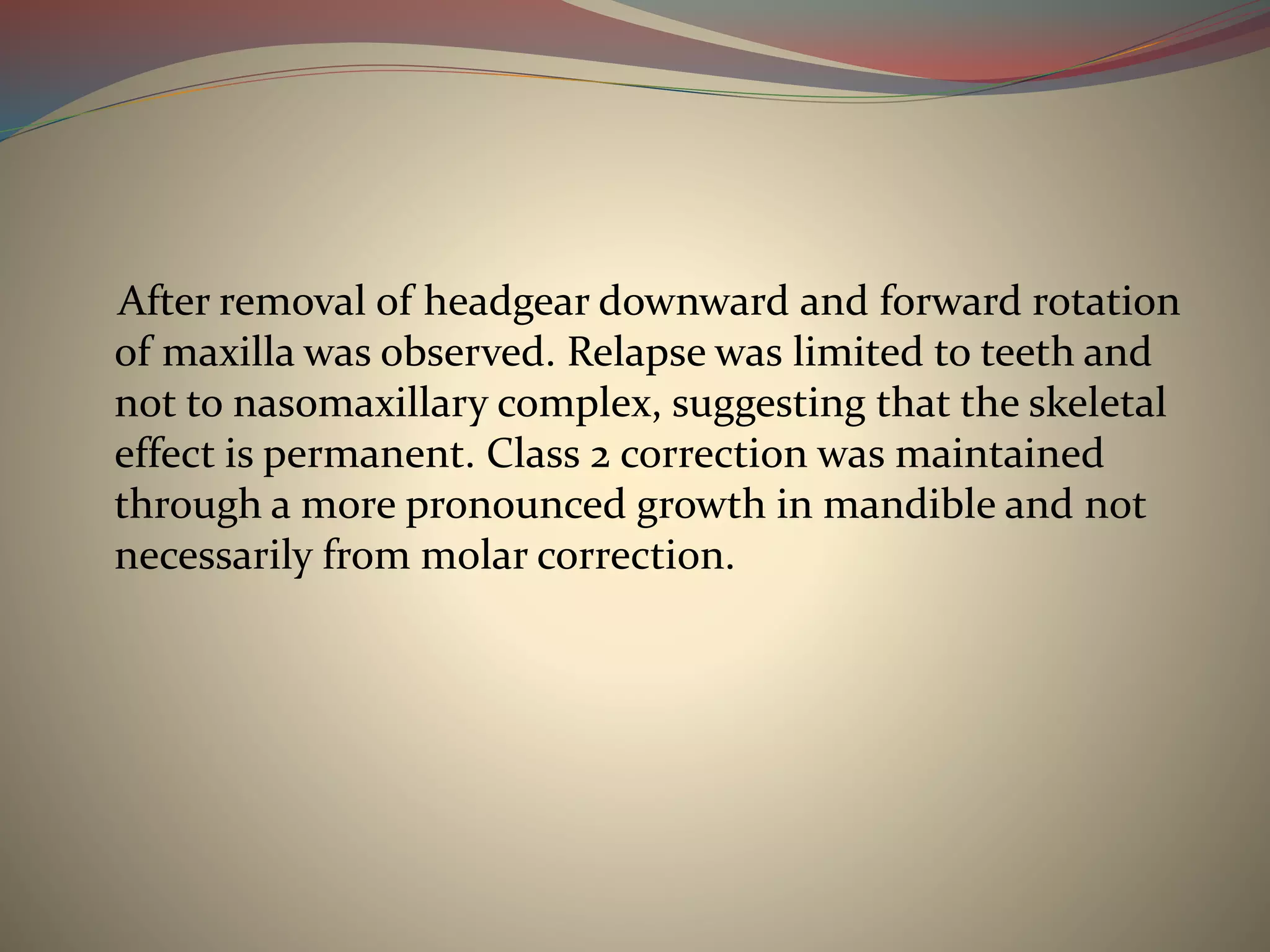 Extraoral orthopaedic appliance(headgear) | PPTX