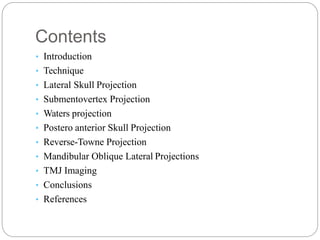 Extra-oral Radiographic Techniques | PPTX