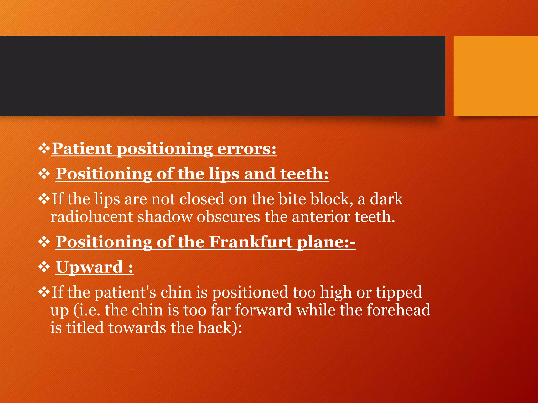 EXTRA ORAL RADIOGRAPHY | PPTX