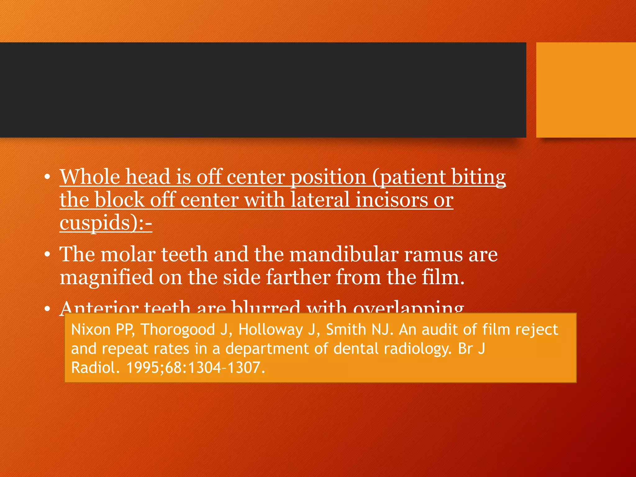 EXTRA ORAL RADIOGRAPHY | PPTX