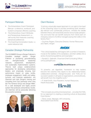 The Extraordinary Coach Workshop | PDF