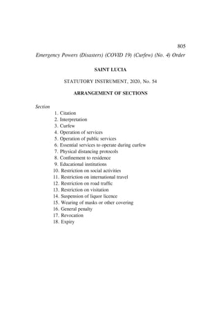 STATUTORY INSTRUMENT No. 54 of 2020 | PDF