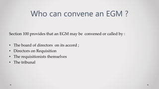 Extraordinary general meeting | PPTX