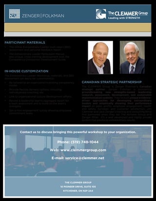 The Extraordinary Leader Workshop | PDF