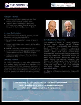 The Extraordinary Leader Workshop | PDF | Human Resources | Business