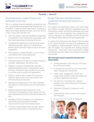 The Extraordinary Leader Workshop | PDF