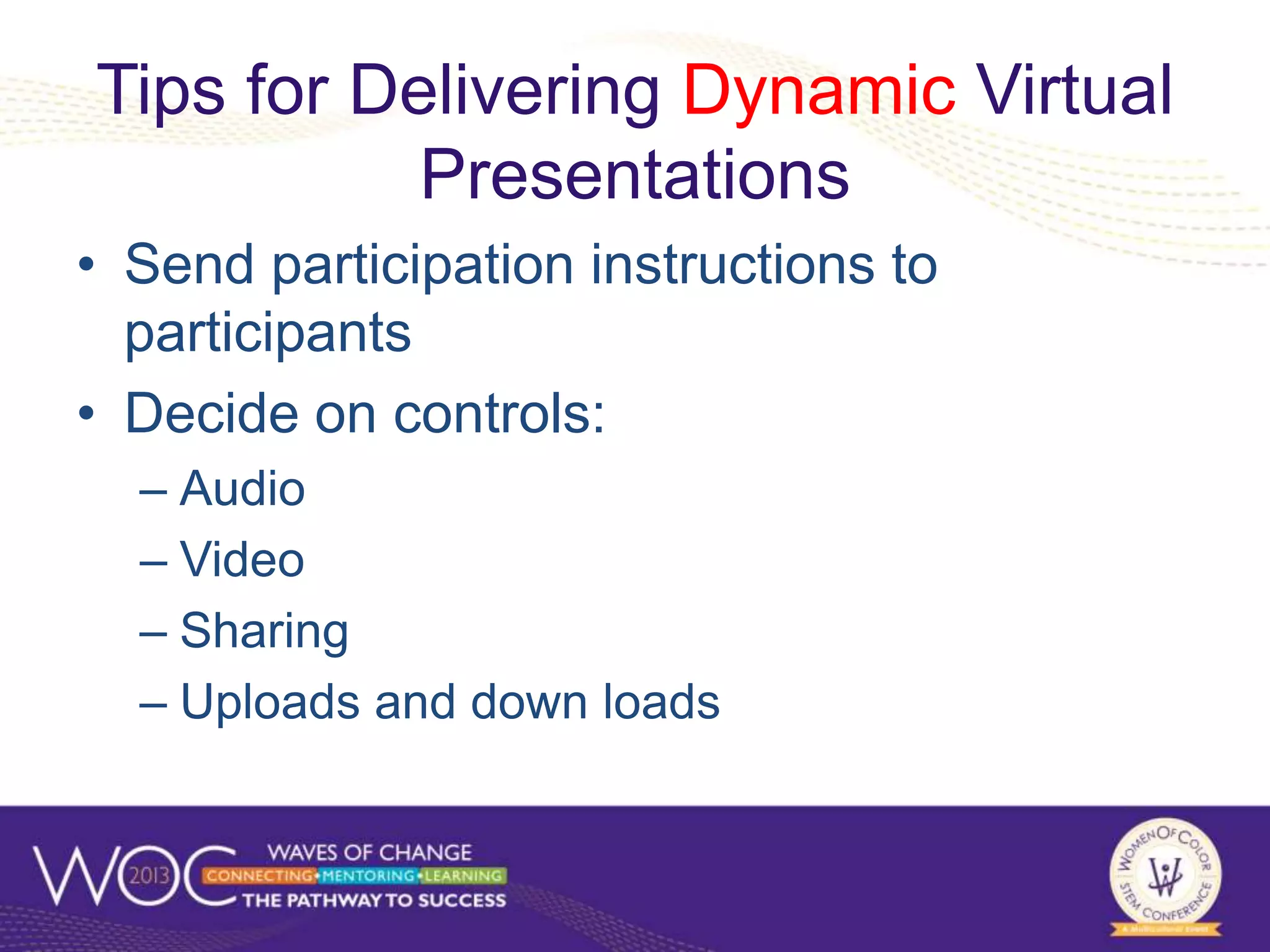 Extraordinary Virtual Presentations | PPTX
