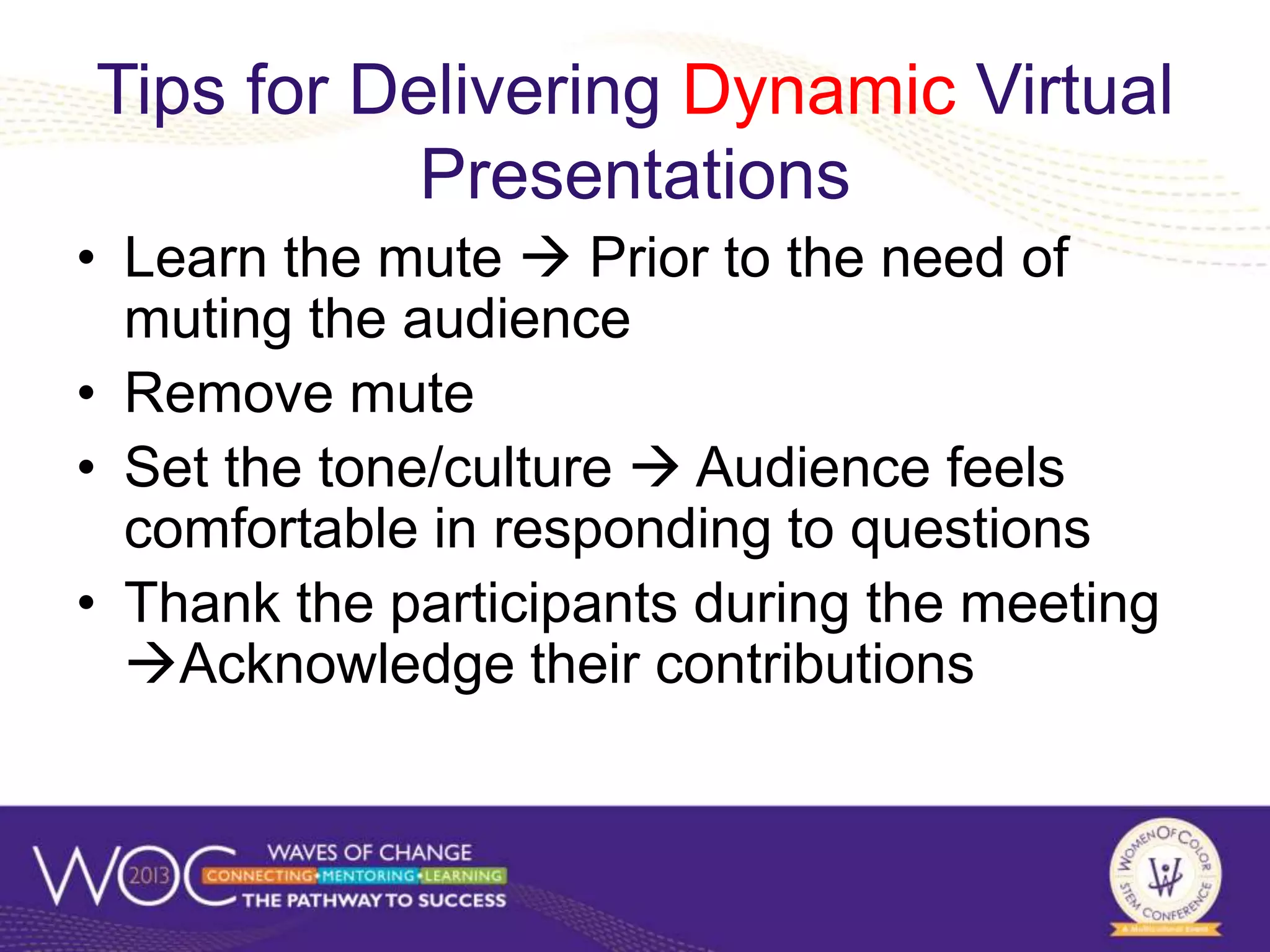 Extraordinary Virtual Presentations | PPTX