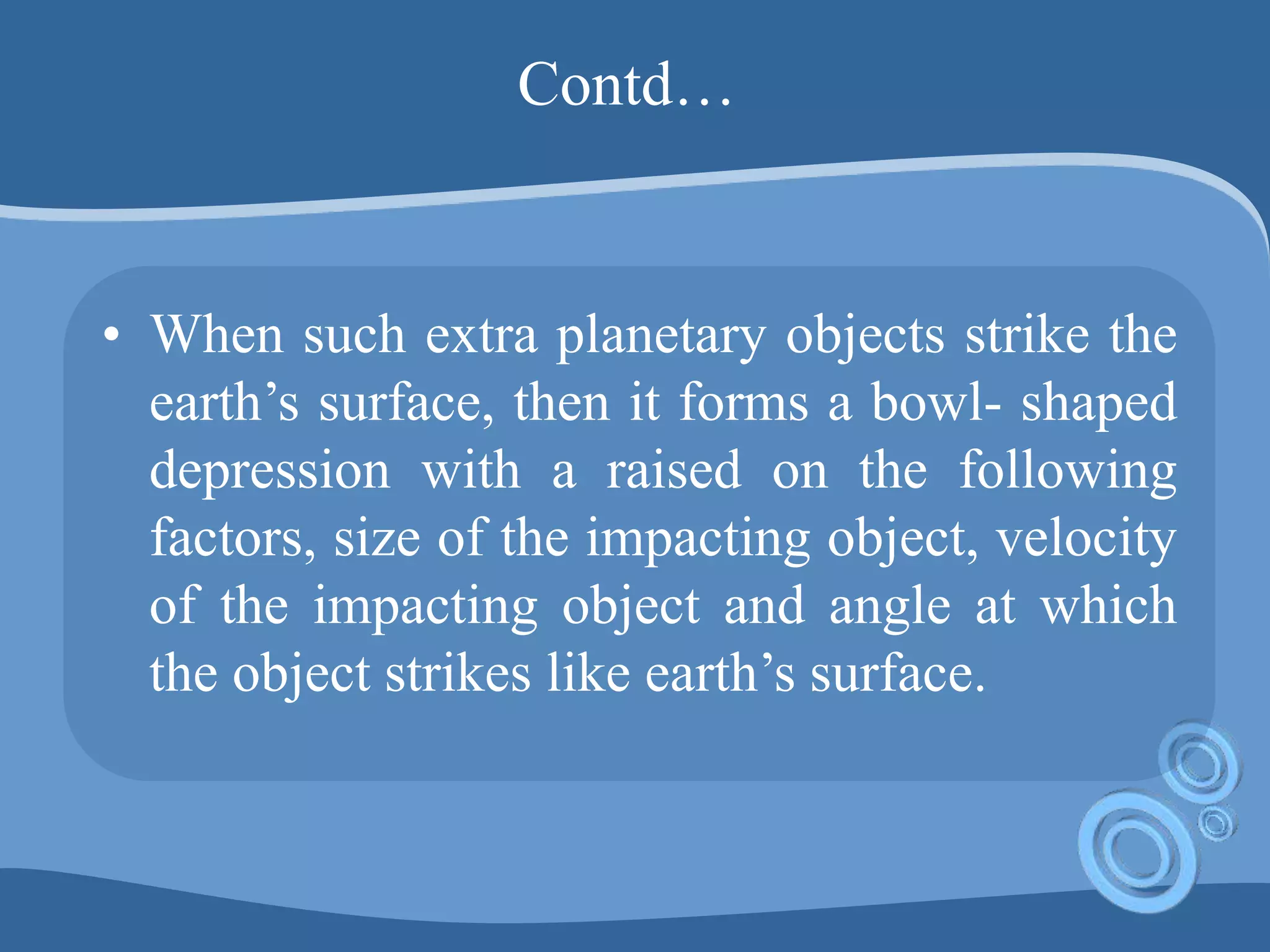 Extra planetary disasters | PPTX