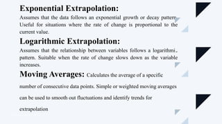 Extrapolation & Interpolation.pptx