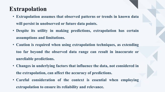 Extrapolation And Interpolationpptx Physics Science