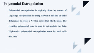 Extrapolation & Interpolation.pptx
