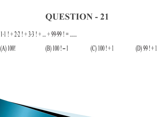 Extra practice problems P&C - class xi - module 1 | PPT