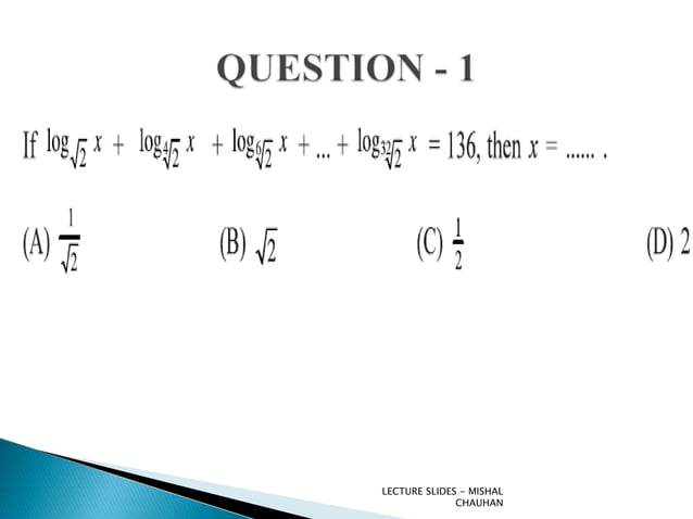 Extra practice problems sequence and series - class xi - module 1 | PPTX