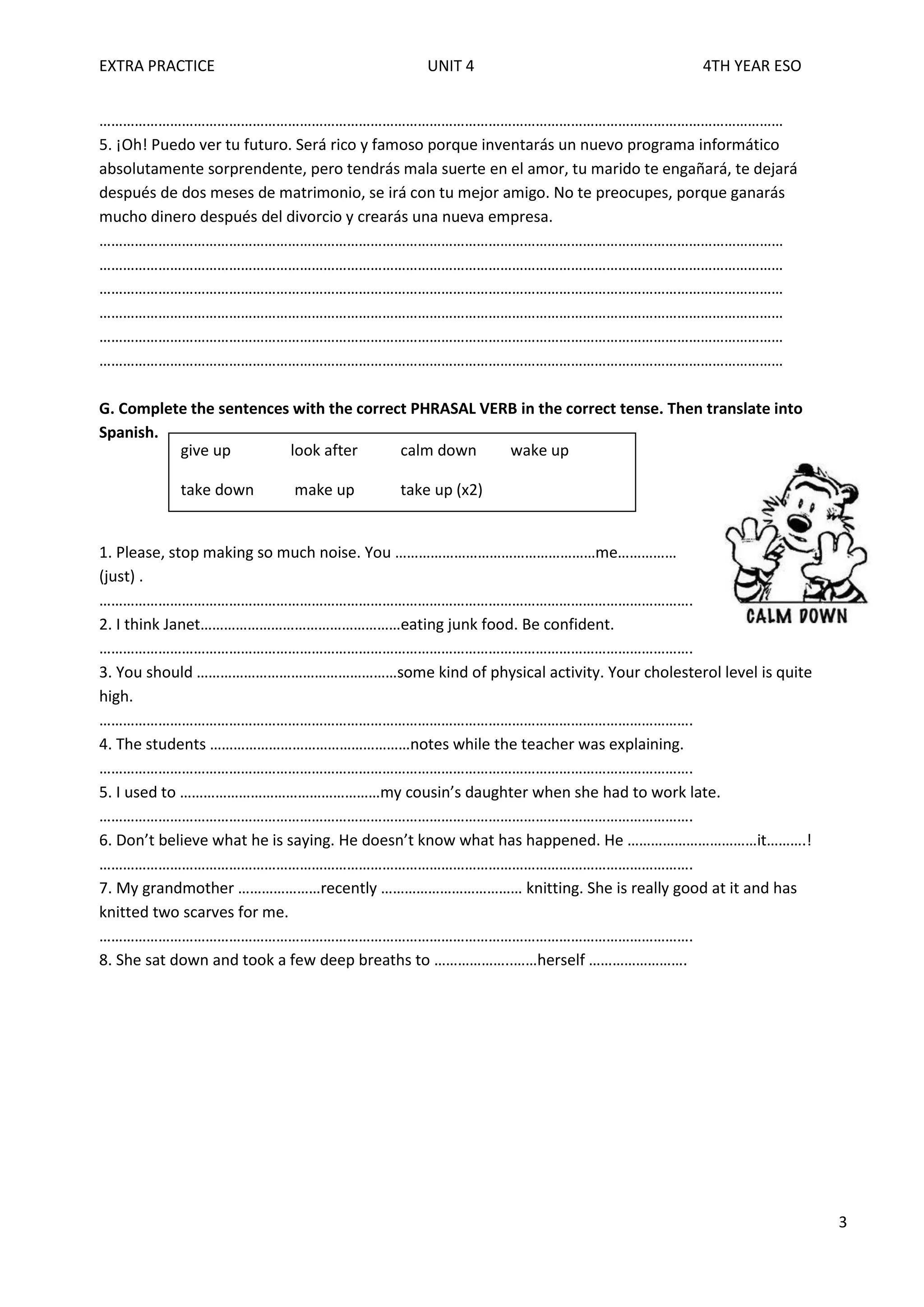 Extrapractice unit4 | PDF