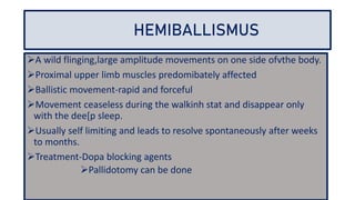 EXTRAPYRAMIDAL DISEASES-DR NANNIKA PRADHAN | PPTX