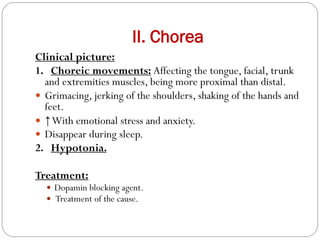 Extrapyramidal disorders | PDF