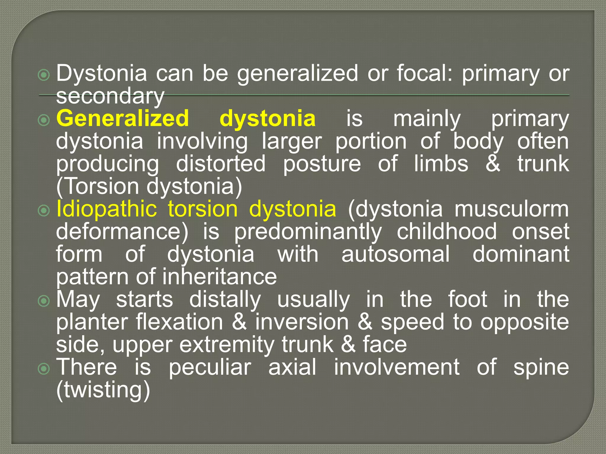 Extrapyramidal disorders | PPTX