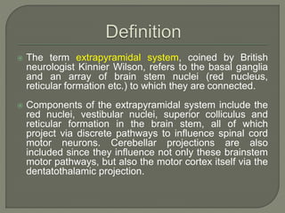 Flow Chart Of Extrapyramidal System