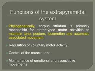 Flow Chart Of Extrapyramidal System
