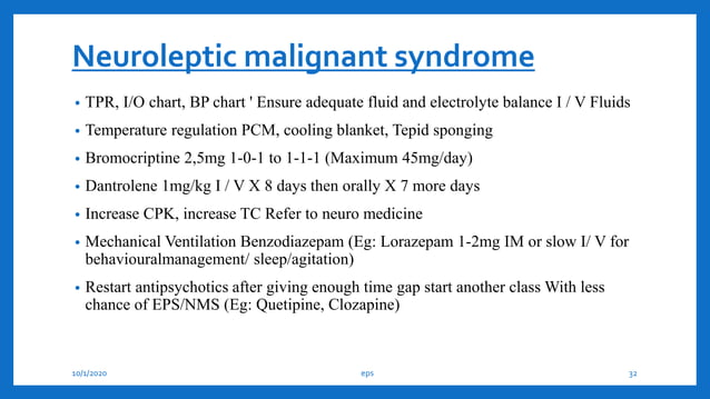 Extra pyramidal side effects | PPT