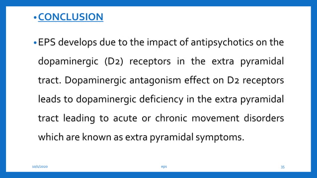 Extra pyramidal side effects | PPTX