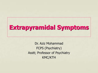 Extrapyramidal symptoms | PPT