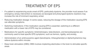 Extrapyramidal Syndrome (EPS) anesthesia considerations | PPTX