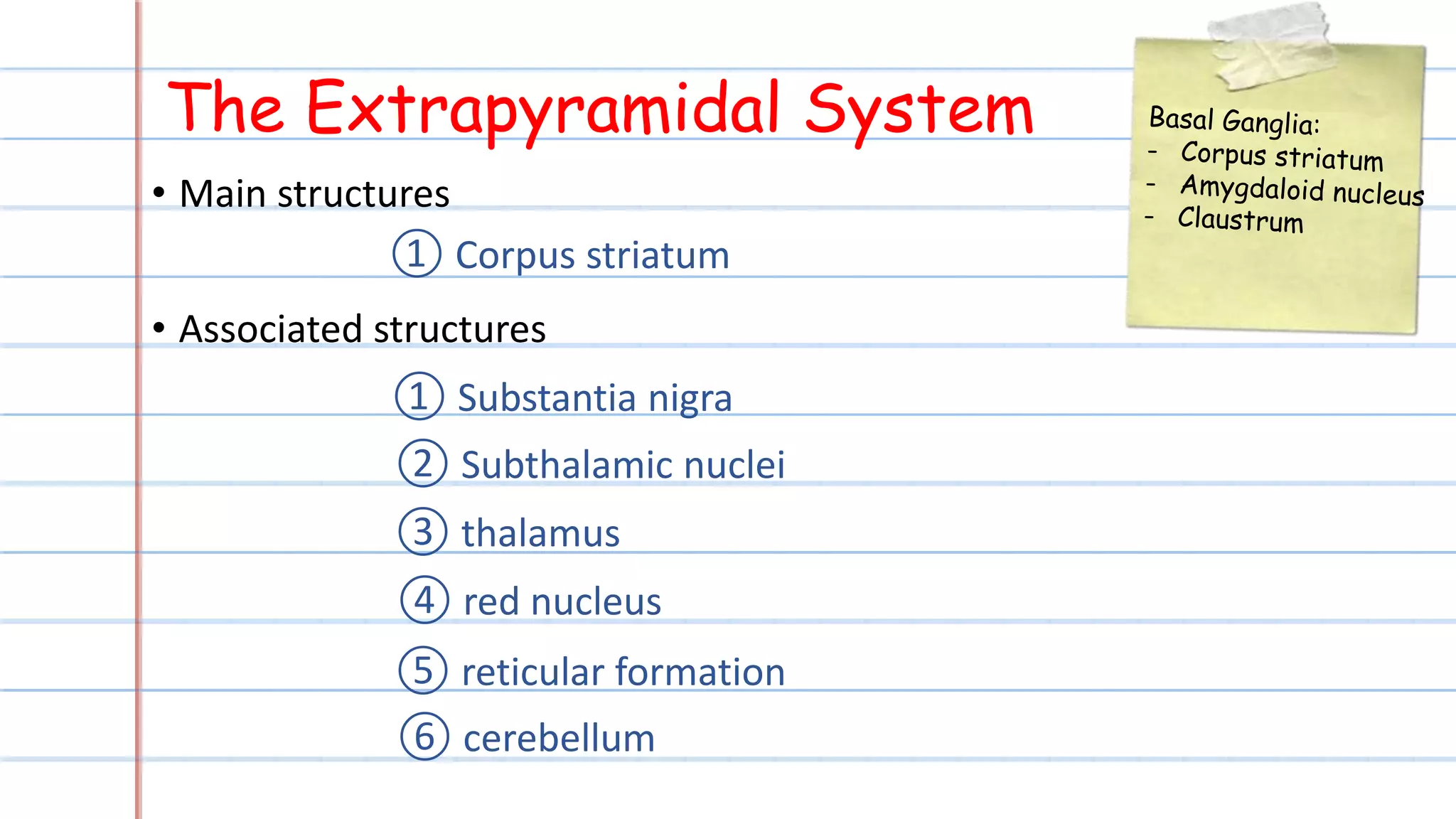 Extrapyramidal system - parkinson's disease | PPTX