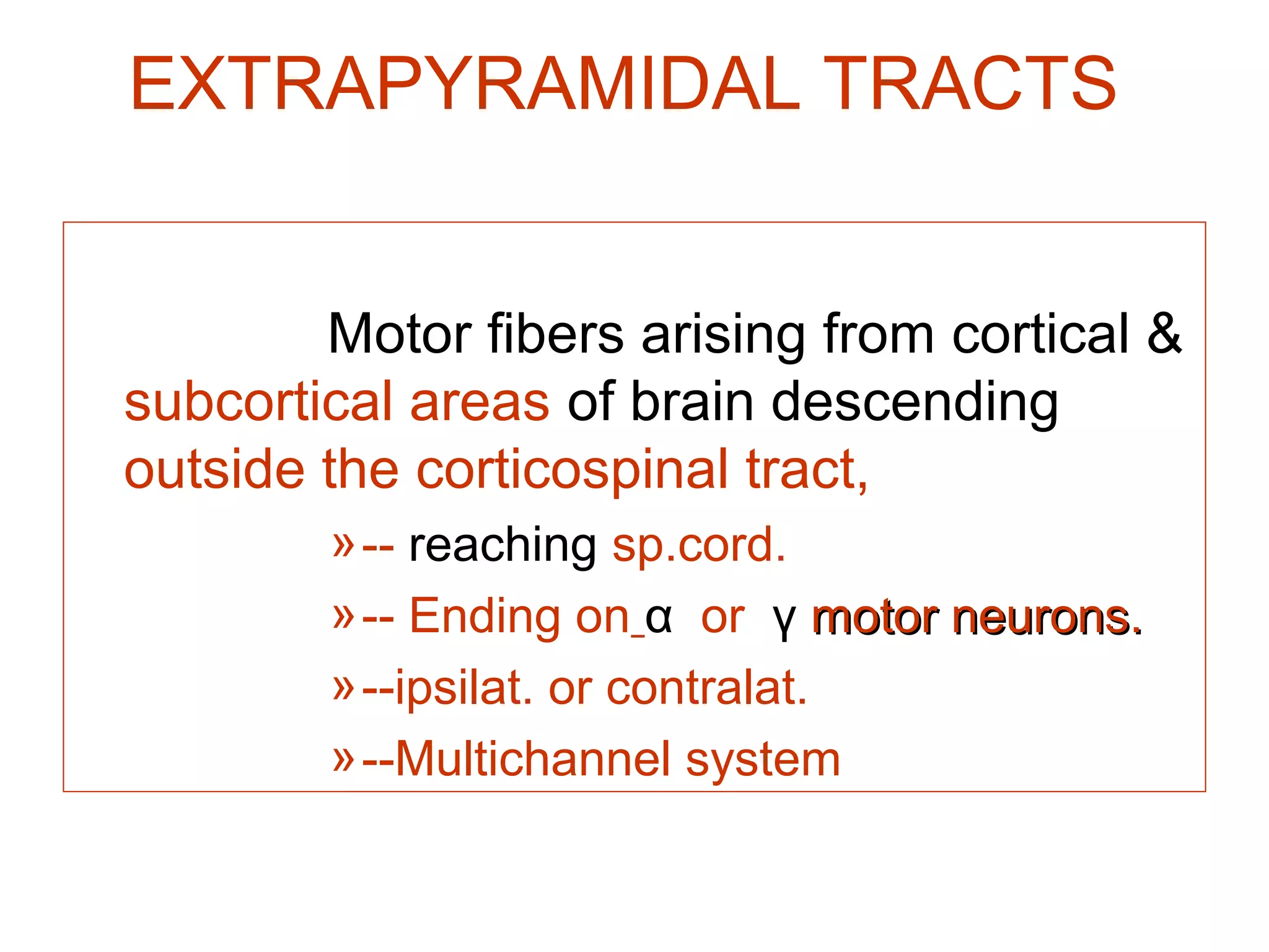 Extrapyramidal system by Dr. Sunita M. Tiwale, Prof in Physiology,D. Y ...