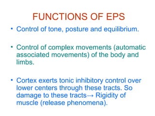 Extrapyramidal system by Dr. Sunita M. Tiwale, Prof in Physiology,D. Y ...
