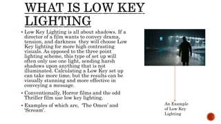 Extra research Lighting | PPT