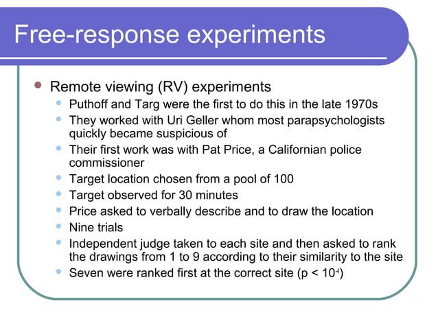 Extrasensory Perception (Esp) | PPT | Paranormal Phenomena | Hobbies ...