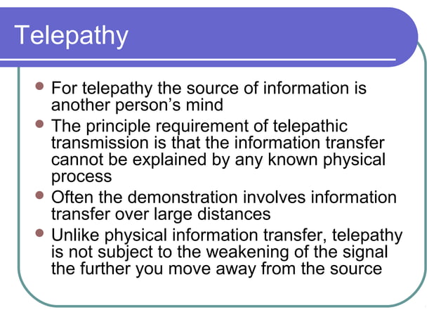 Extrasensory Perception (Esp) | PPT | Paranormal Phenomena | Hobbies ...