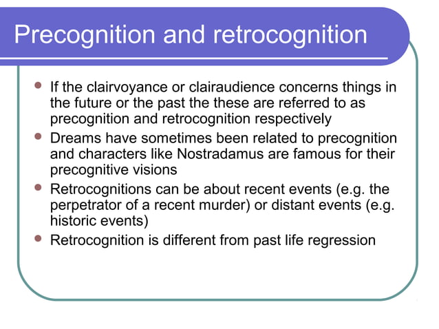 Extrasensory Perception (Esp) | PPT | Paranormal Phenomena | Hobbies ...