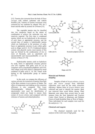 Extration of tannins | PDF