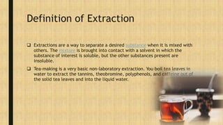 Extraction techniques of essential oil from aromatic plants .pptx