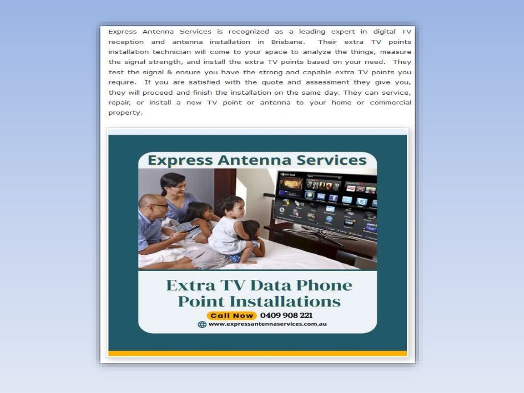 Extra TV Points – The Convenience Of TV Access In Any Room.pptx
