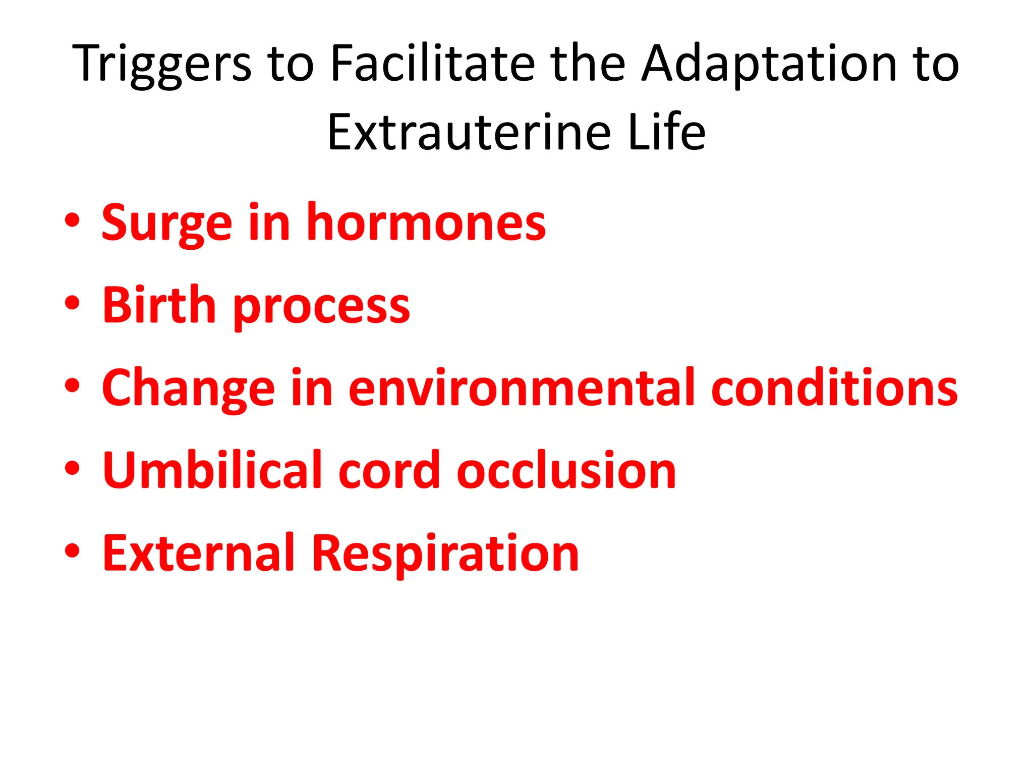 Extrauterine adaptation of newborn .pptx