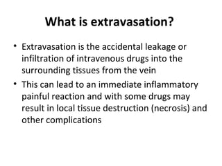 Extravasation | PPT