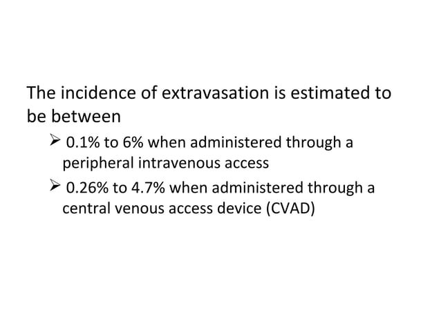 Extravasation | PPT