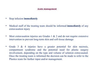 Extravasation Injury (1).pptx extravasation of chemo drugs | PPTX