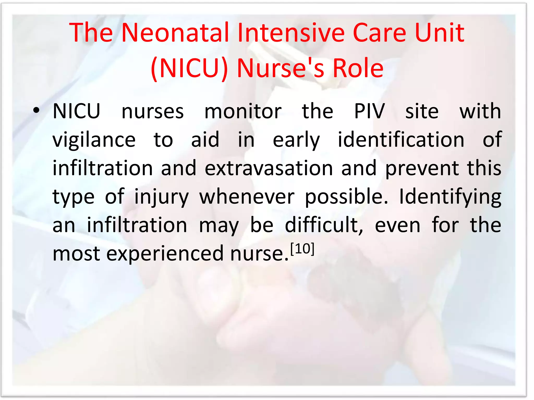 Extravasation in neonate | PPTX